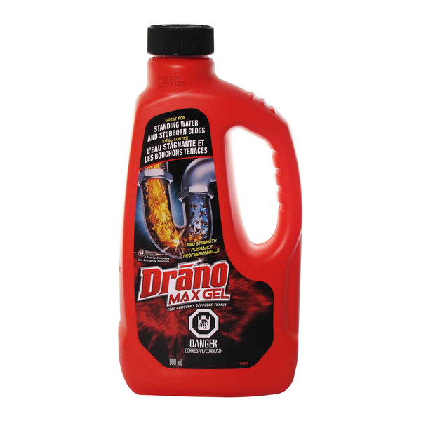 Débouche-tuyaux en gel Drano Max Gel, 900 ml - GAGNON - La Grande Quincaillerie