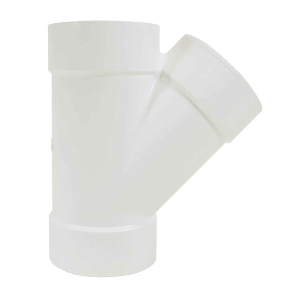 PVC-BDS 45˚ Wye «Hub», 3" - GAGNON - La Grande Quincaillerie