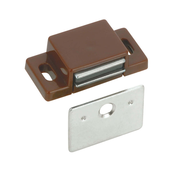 Magnetic Catch with Plates and Screws, Brown - GAGNON - La Grande ...