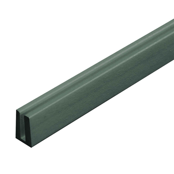 U-Shaped Molding for PVC Lattice, 8' (Nantucket grey) - GAGNON - La ...
