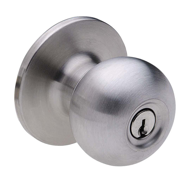 Epic Ball Knob Entry KD, Stainless Steel - GAGNON - La Grande Quincaillerie