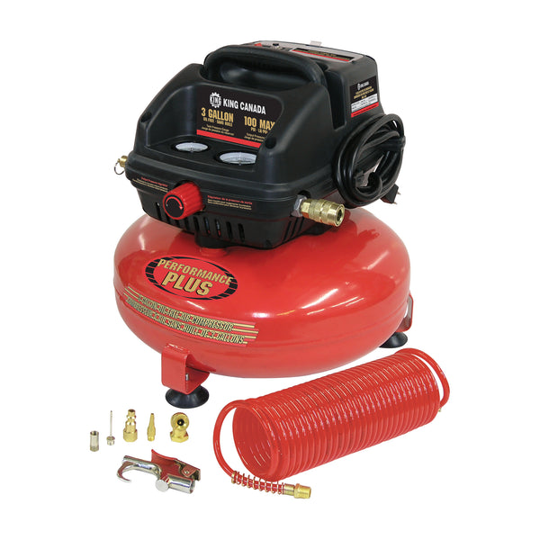 3 Gallon Oil-Free Air Compressor Kit - GAGNON - La Grande Quincaillerie