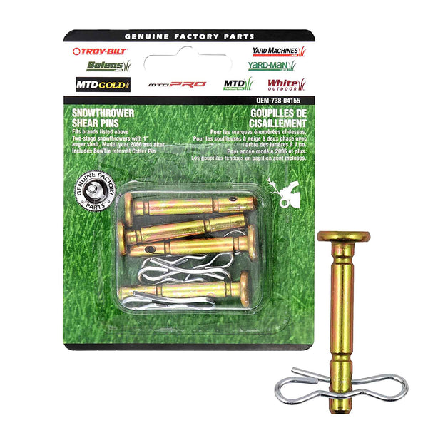 Shear Pin Kit of 0.25 x 1.75", 4-Piece - GAGNON - La Grande Quincaillerie