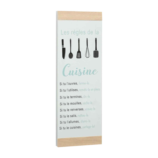 Plaque murale "Règles de la cuisine", 9,4" x 15,75" - GAGNON - La ...