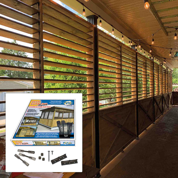 Deck Sunblind System, Black - GAGNON - La Grande Quincaillerie