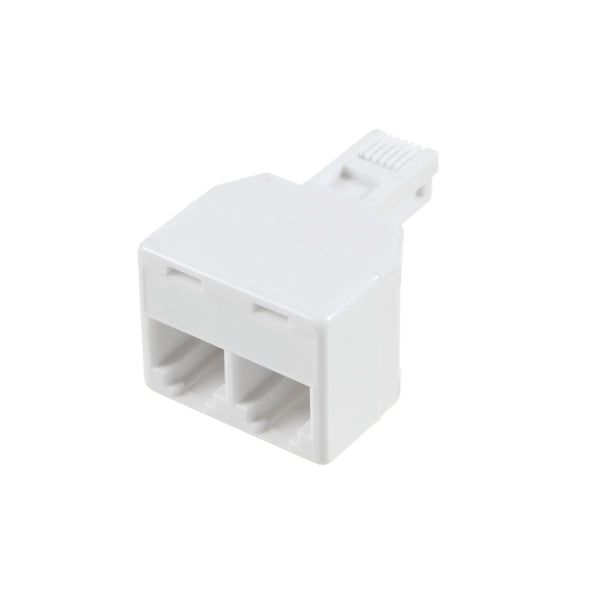 Duplex Plug Adapter, White - GAGNON - La Grande Quincaillerie