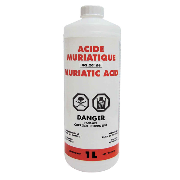 Acide muriatique, 1 L - GAGNON - La Grande Quincaillerie