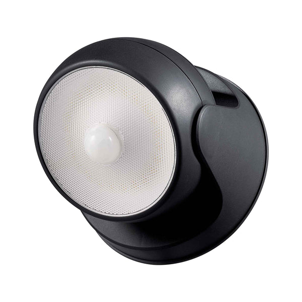 Battery-Operated 1-Light LED Security Light with 160° Motion Detector ...