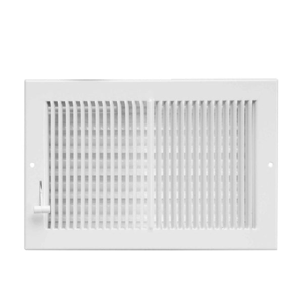 Bi-Directional Wall-Mounted Register in White, 6" x 10" - GAGNON - La ...