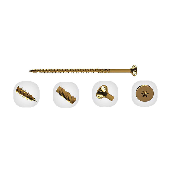 U2 Fasteners Universal Screw, #9 x 3-1/8" (330 Units) - GAGNON - La ...