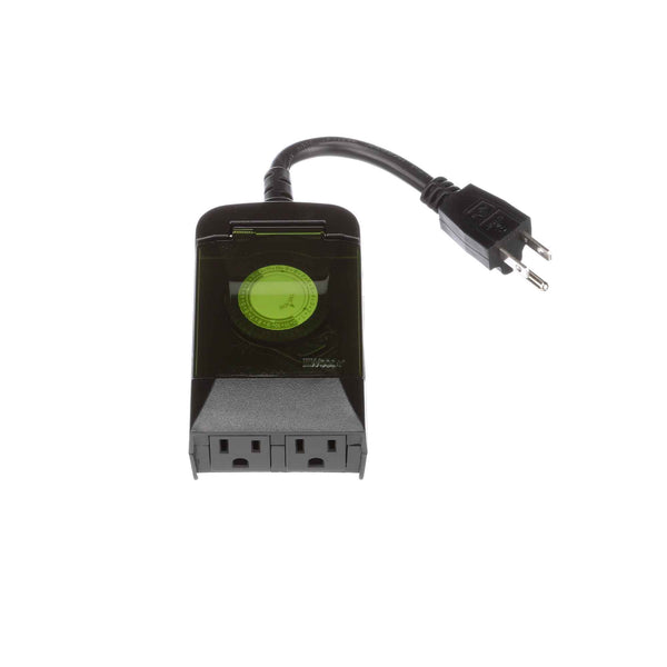 24-Hour Outdoor Mechanical Timer with 2 Earthed Sockets, 24-Setting (O ...