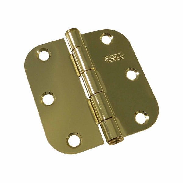 Penture à mortaiser laiton de 3'' avec rayon de 5/8'', emballage de 2 ...