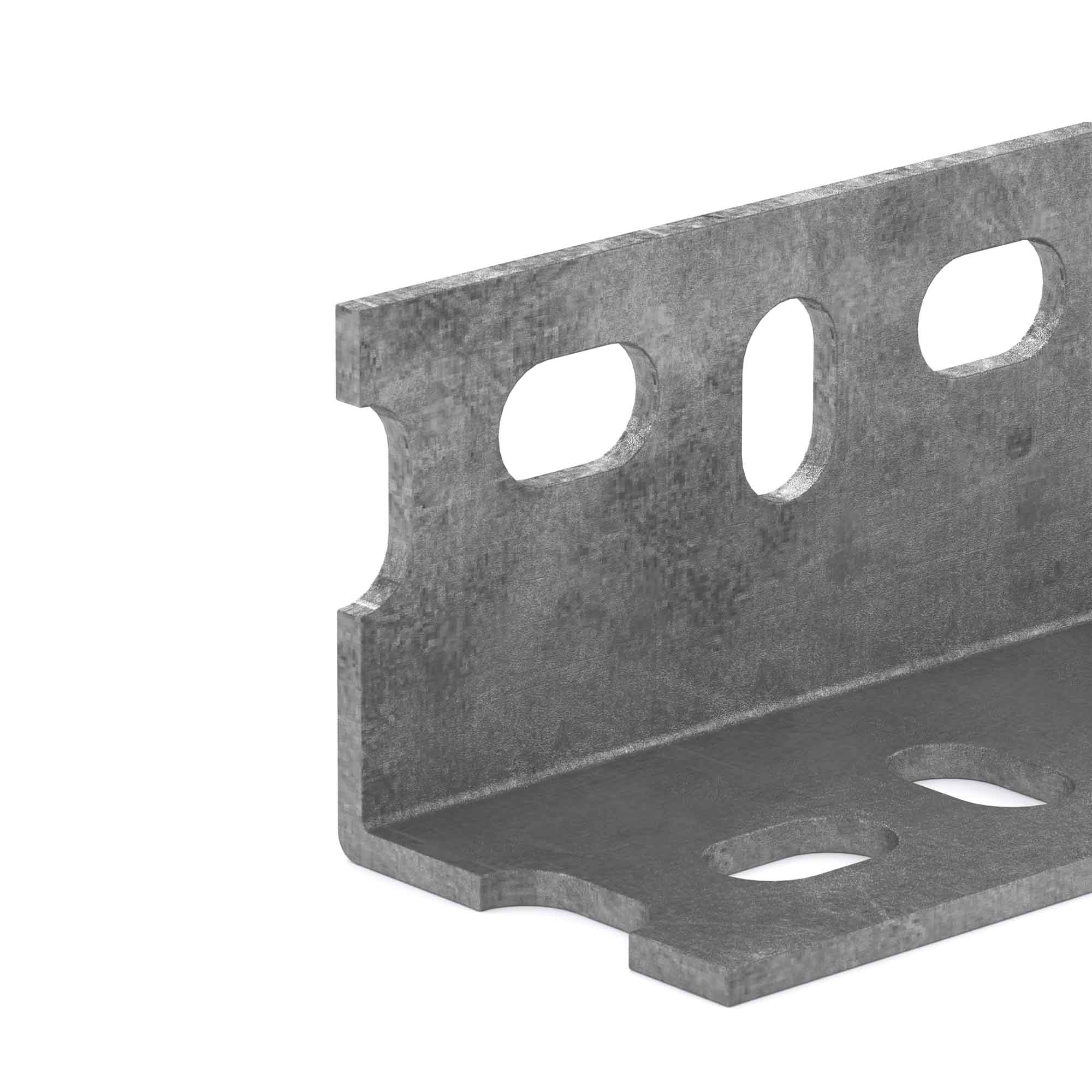 Perforated Angle in Galvanized Steel, 1-1/2'' x 48'' - GAGNON - La ...