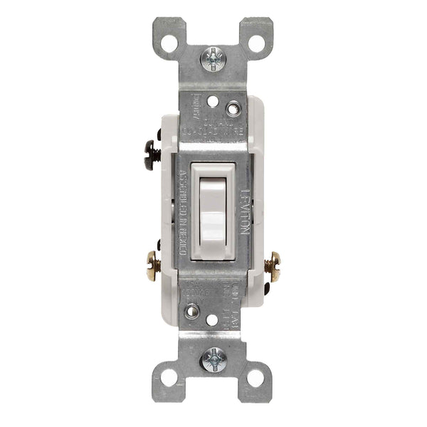 3 Way Toggle Switch of 15 A and 120 V, White - GAGNON - La Grande ...