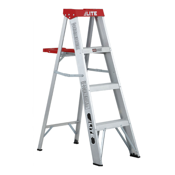 LITE Aluminum Step Ladder, 4' (Grade 3) - GAGNON - La Grande Quincaillerie