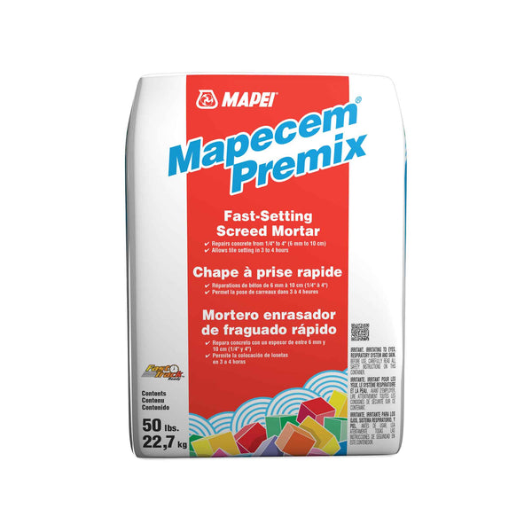 Mapecem Premix Fast-Setting Screed Mortar, 50 lbs - GAGNON - La Grande ...