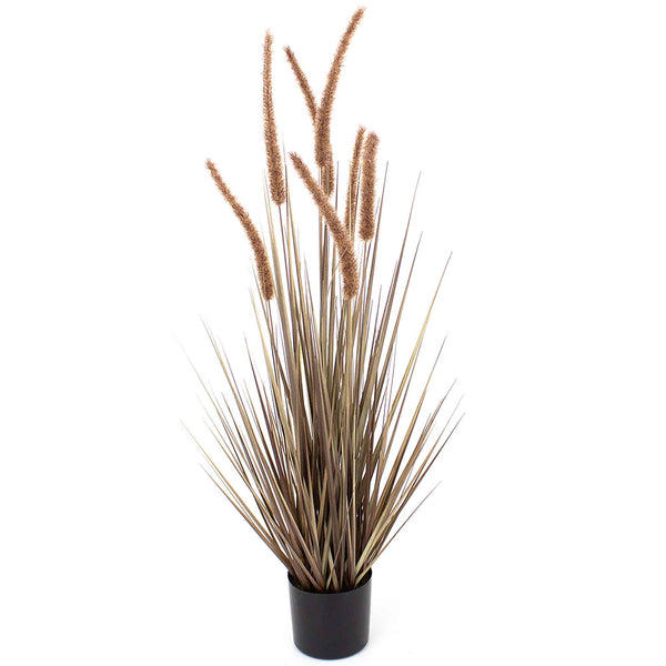 Artificial Beige Grass in Pot, 36'' - GAGNON - La Grande Quincaillerie