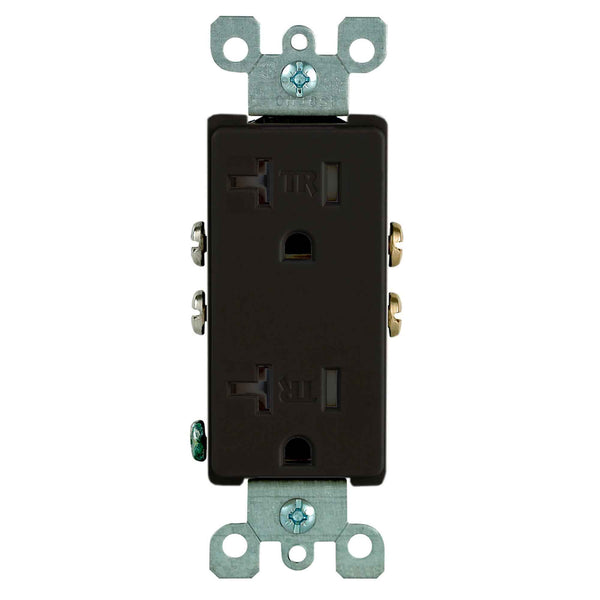 Decora Receptacle of 20 A / 125 V, Black - GAGNON - La Grande Quincaillerie