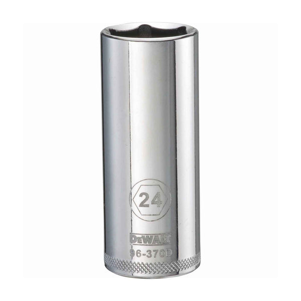 1/2" Square Drive Deep Standard Socket with 6 Points 24 mm - GAGNON ...