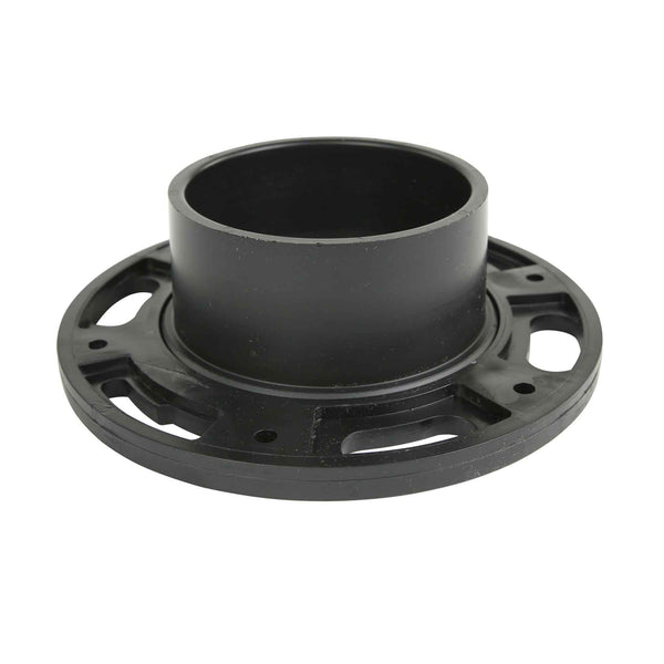 ABS-DWV Adjustable Closet Flange with Test Plug (Flush Fit) «Hub», 4 ...