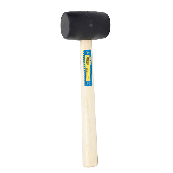 Maillet en caoutchouc noir avec manche en bois, 16 oz - GAGNON - La ...