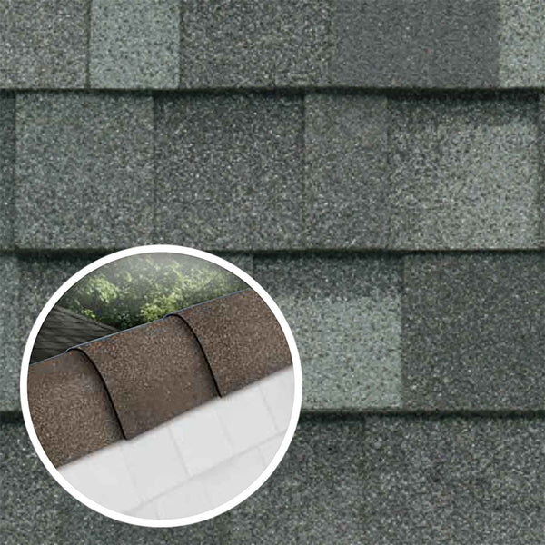 Hip and Ridge 12 Cap Shingles, Castle Grey - GAGNON - La Grande ...