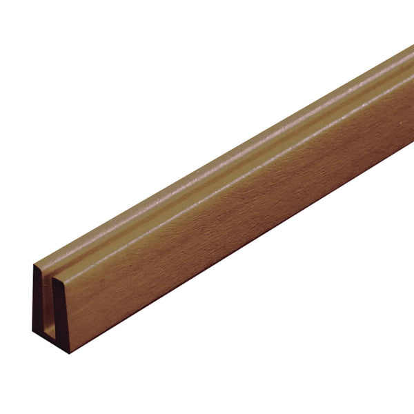 U-Shaped Molding for PVC Lattice, 8' (Redwood) - GAGNON - La Grande ...