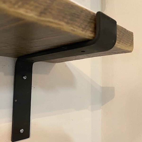 Black Metal Shelf Bracket with ‘‘S'' Style, 4" - GAGNON - La Grande ...
