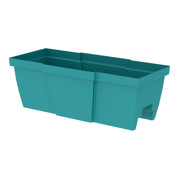 Rectangular and Blue Quattro Planter, 27'' x 12'' x 9.6'' - GAGNON - La ...