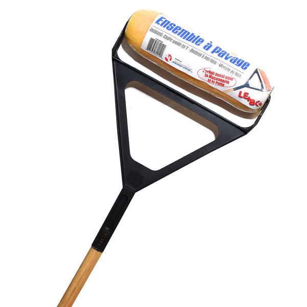 Paving Plaster Applicator with Handle, Frame and Bristle Roller ...