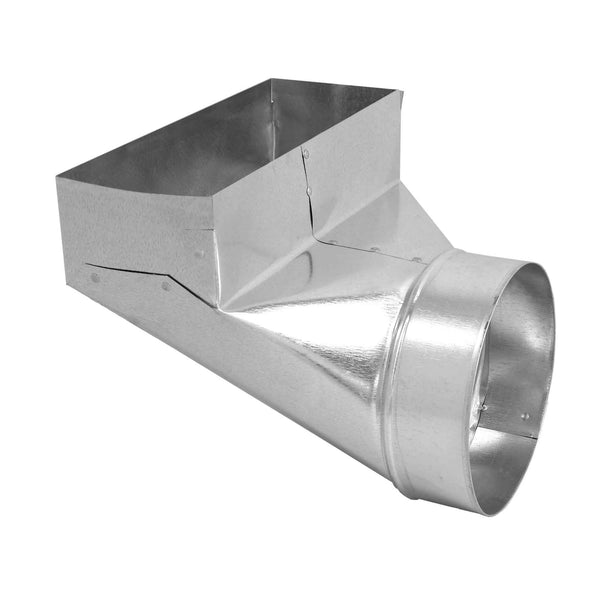 Angle Boot in Galvanized Steel, 4" x 10" x 5" - GAGNON - La Grande ...