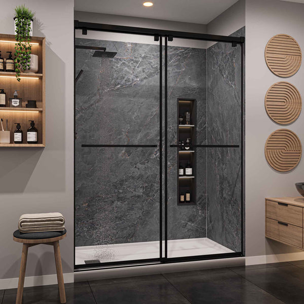 Shower or Bath Wall Set, 60'' x 36'' x 78'' (Basalt) - GAGNON - La ...