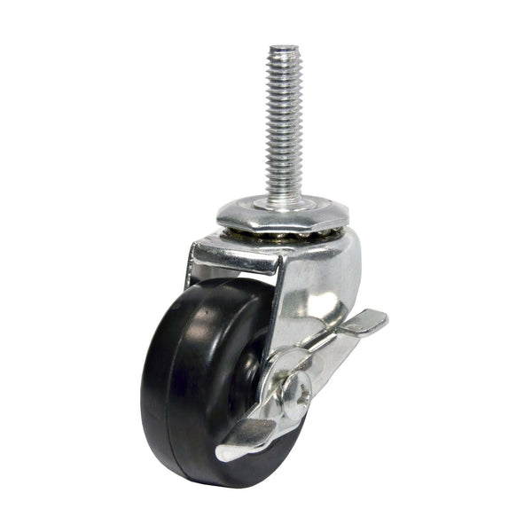 2'' Swivel with Brake Multipurpose Furniture Caster with Threaded Stem ...