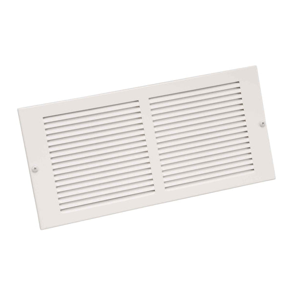 Steel Sidewall Return Air Grille Painted in White, 30" x 6" - GAGNON ...