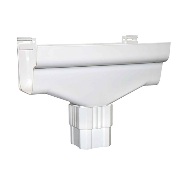 K-Snap Square and Ribbed Gutter Downspout Connector, White - GAGNON ...