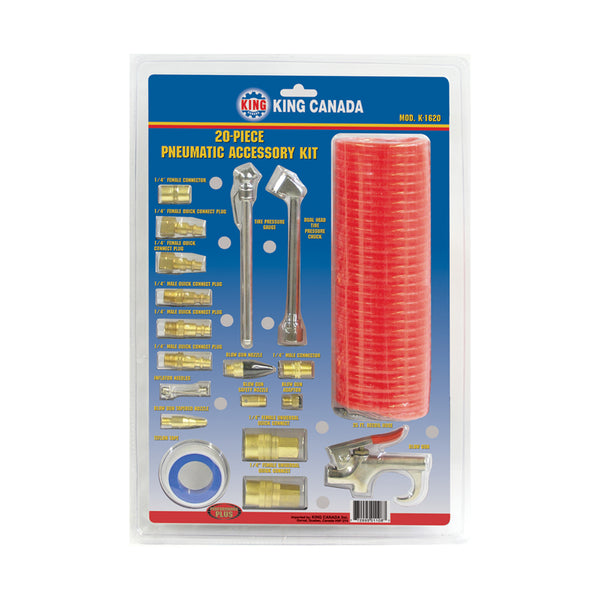 20 Pc. Pneumatic Accessory Kit - GAGNON - La Grande Quincaillerie
