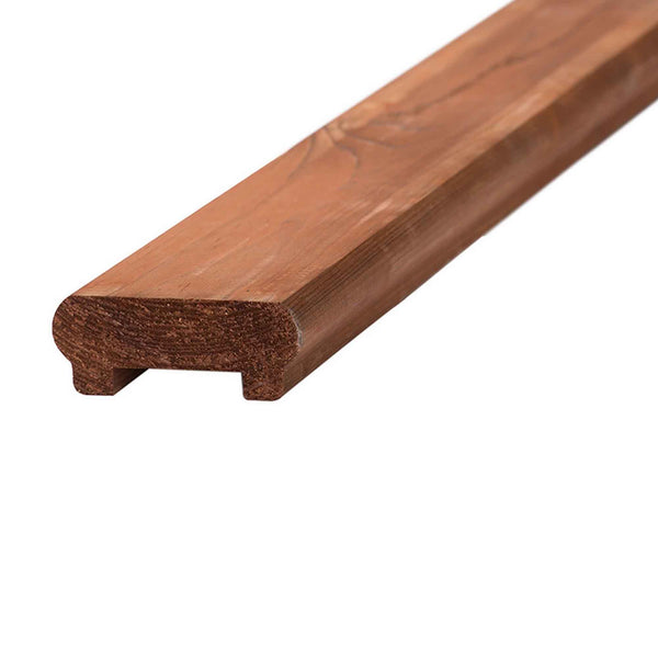 Colonial Handrail in Brown Treated Wood, 2" x 4" x 12' - GAGNON - La ...