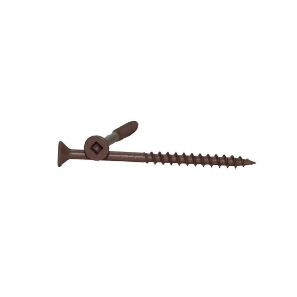 Brown Treated Wood Screw, #6 x 1-3/4" (500 Units) - GAGNON - La Grande ...