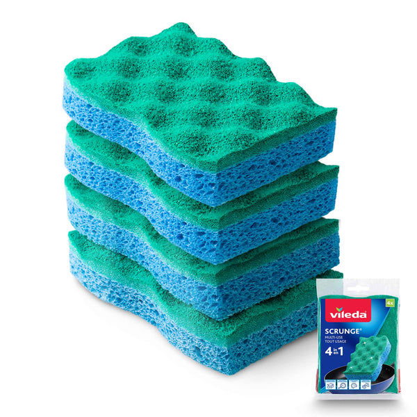 Scrunge Multi Use Scrub Sponge, 4 Units - GAGNON - La Grande Quincaillerie