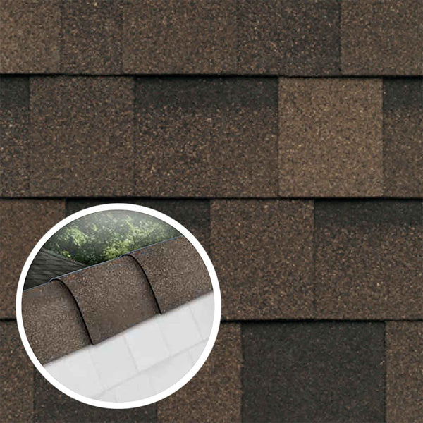 Hip and Ridge 12 Cap Shingles, Brownstone - GAGNON - La Grande ...