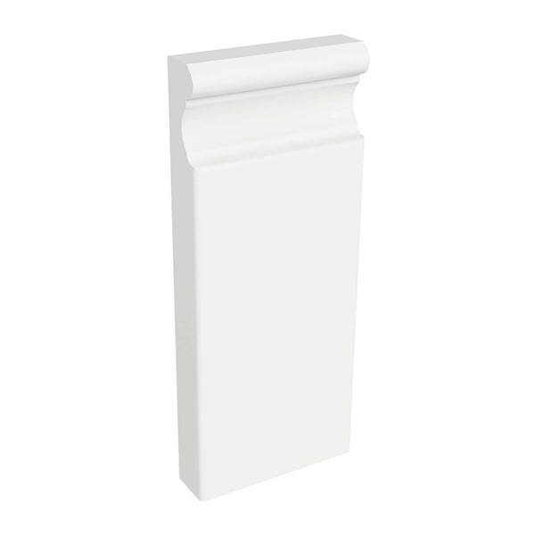 1" x 3-3/4" x 9" White Primed MDF Plinth Block - GAGNON - La Grande ...