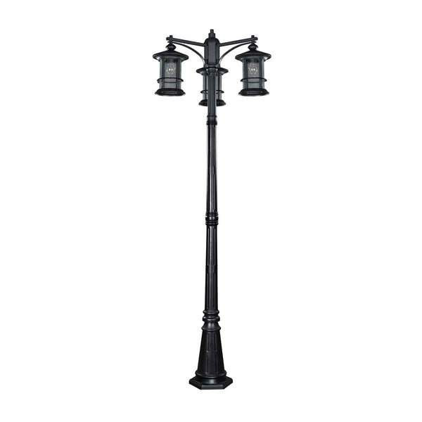 Treehouse 3-Light Post Light, Matte Black - GAGNON - La Grande ...