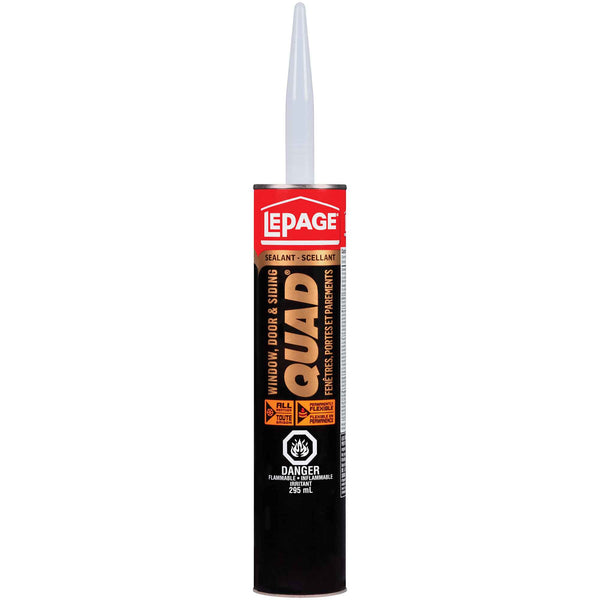 Quad Windows, Doors and Siding Sealant, 295 ml (Country Red #947 ...