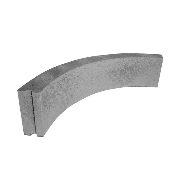 Grey Universal Curb - Radius, 8'' - GAGNON - La Grande Quincaillerie