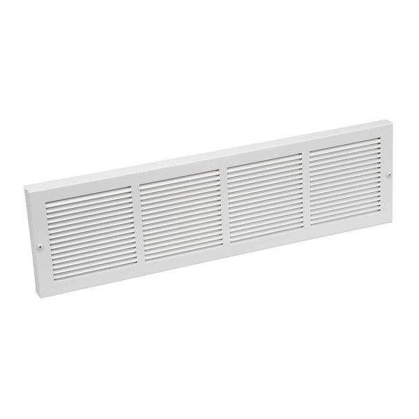 Steel Baseboard Return Air Grille Painted in White, 30" x 6" - GAGNON ...