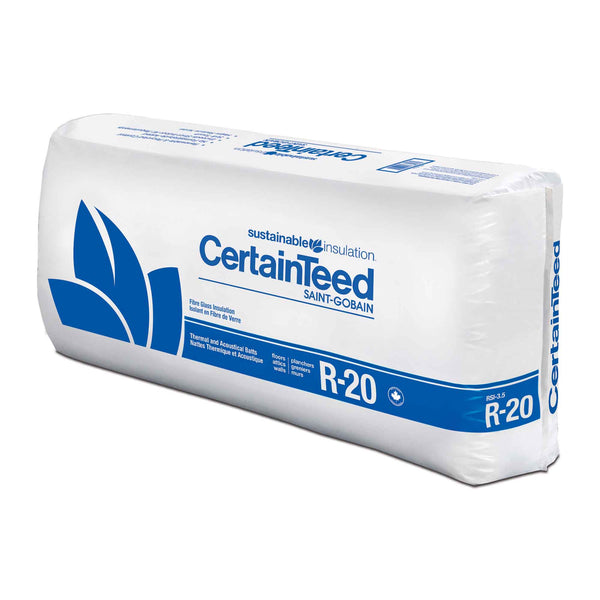 Sustainable Insulation R-20 Fiber Glass Insulation, 6" x 24" x 48" (88 ...