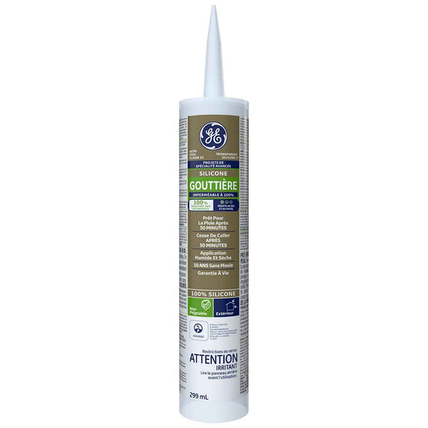 Silicone Sealant for Gutter, 299 ml (Clear) - GAGNON - La Grande ...