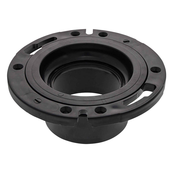 ABS-DWV Adjustable Closet Flange «Hub», 4" x 3" - GAGNON - La Grande ...