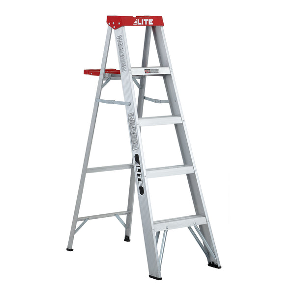 LITE Aluminum Step Ladder, 5' (Grade 3) - GAGNON - La Grande Quincaillerie
