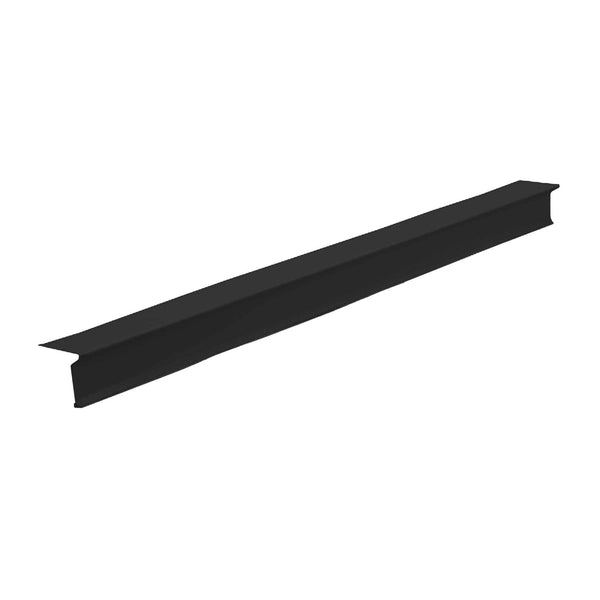 Aluminum Reversible Drip Edge in Black Low Gloss, 3" x 3'' x 9'-10 ...